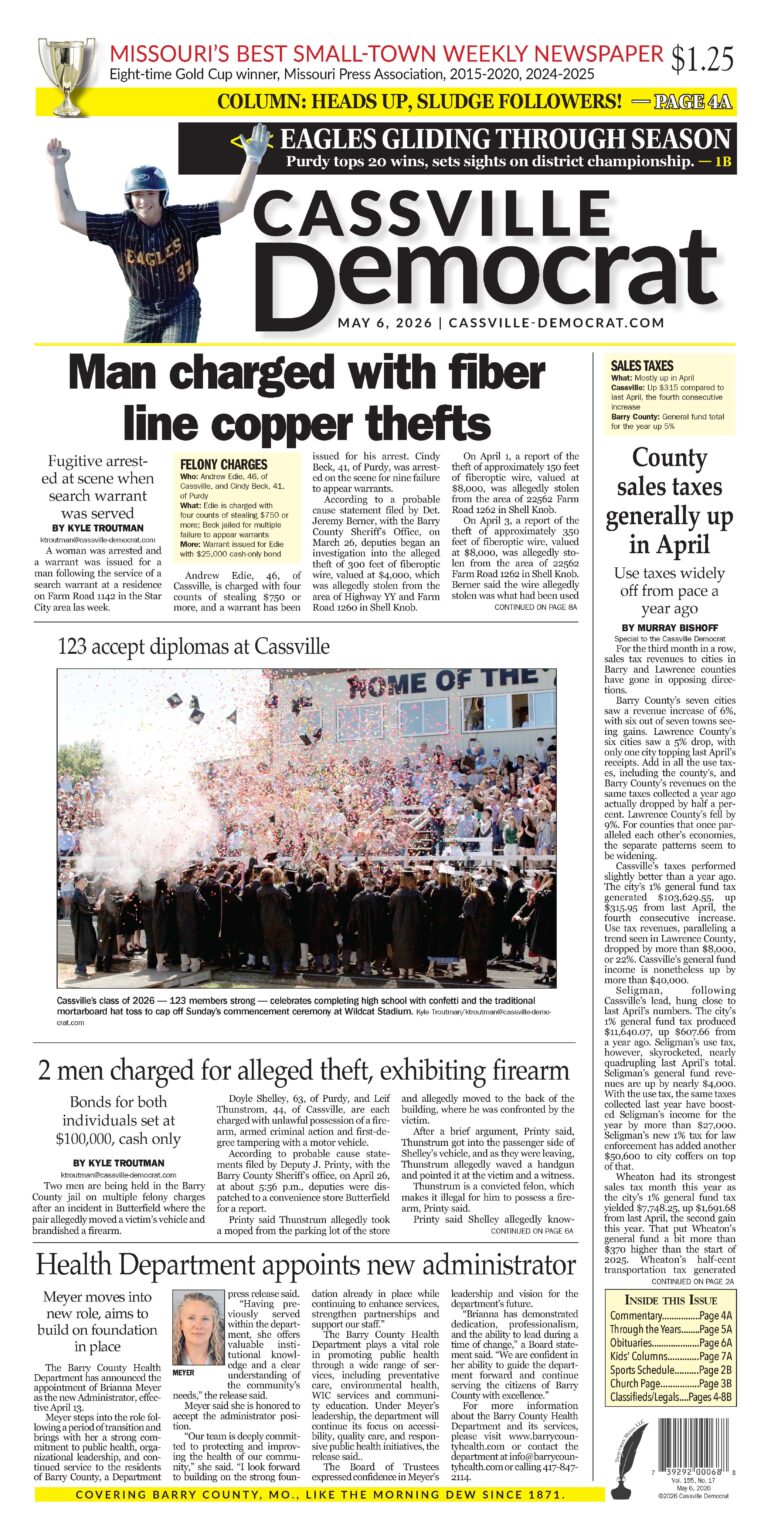 Cassville Democrat, May 6 - Cassville Democrat
